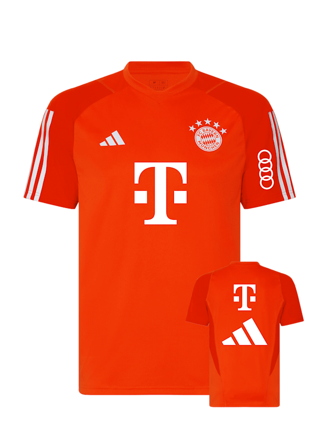 Niños Camiseta De Entrenamiento Teamline Rojo Tienda Fc Bayern Múnich