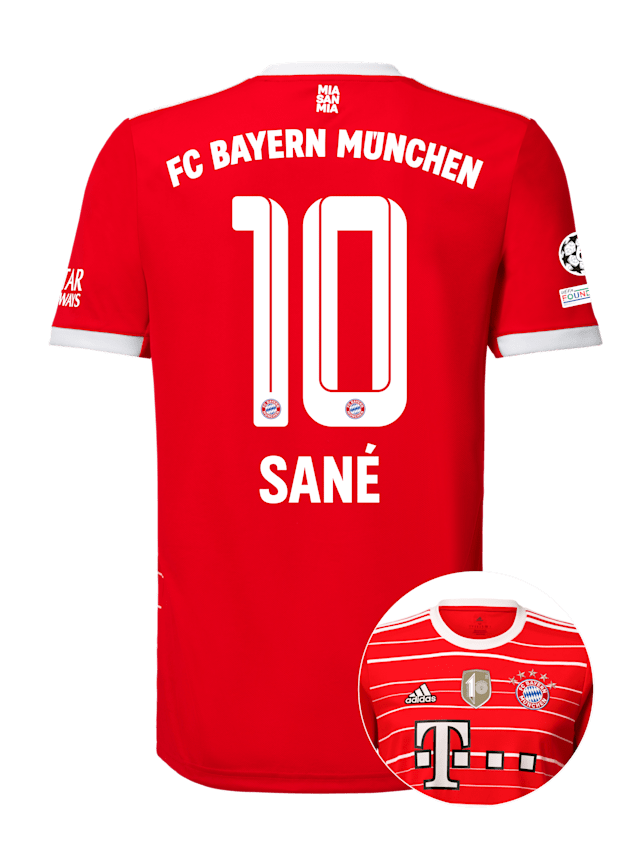 Hombre Camiseta Home 22 23 Rojo Blanco Tienda Fc Bayern Múnich