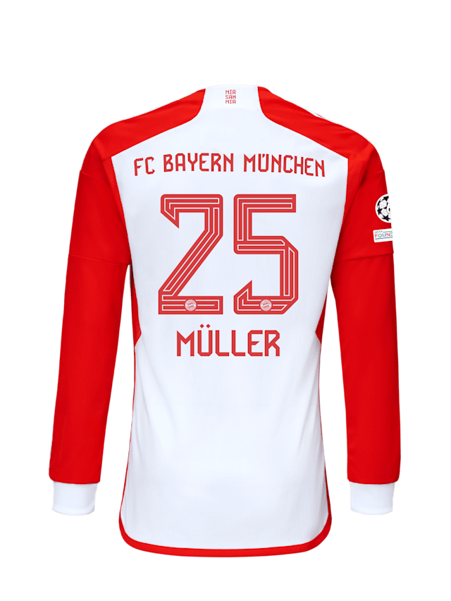 Niños Camiseta De Manga Larga Local 23 24 Blanco Tienda Fc Bayern Múnich