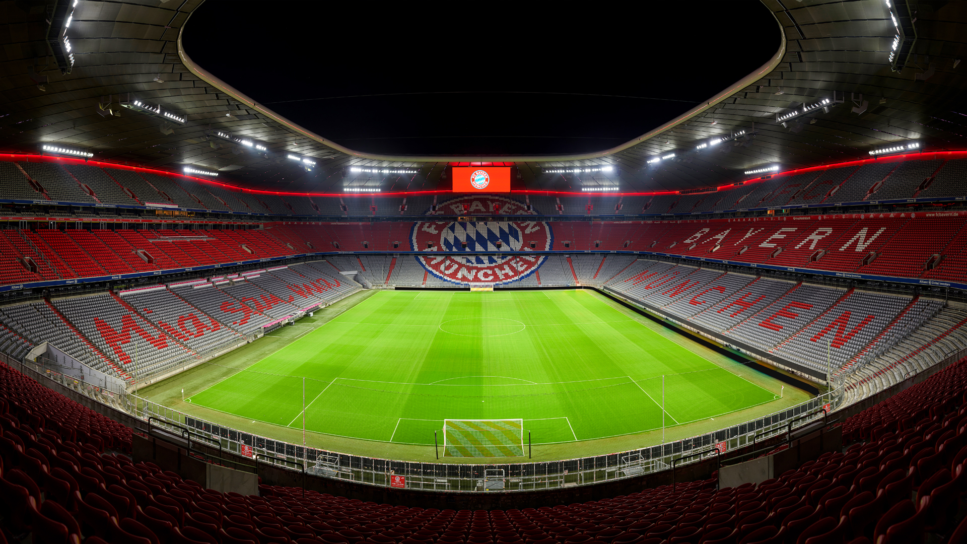 Bayern Fcb Wallpaper Wallpaper Allianz Arena Bildschirmhintergrund