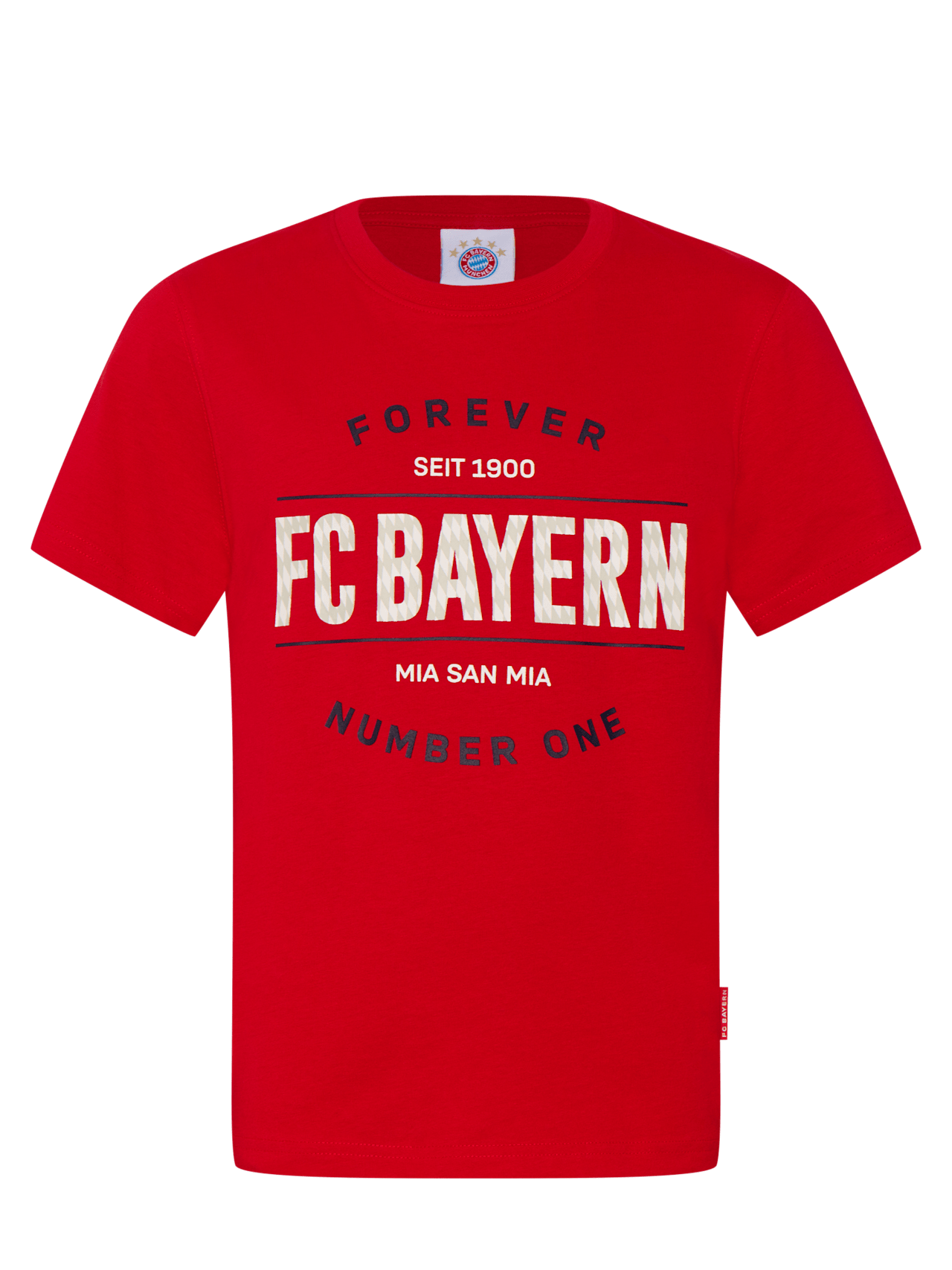 Kids Forever Number One T-shirt red | Official FC Bayern Munich Store