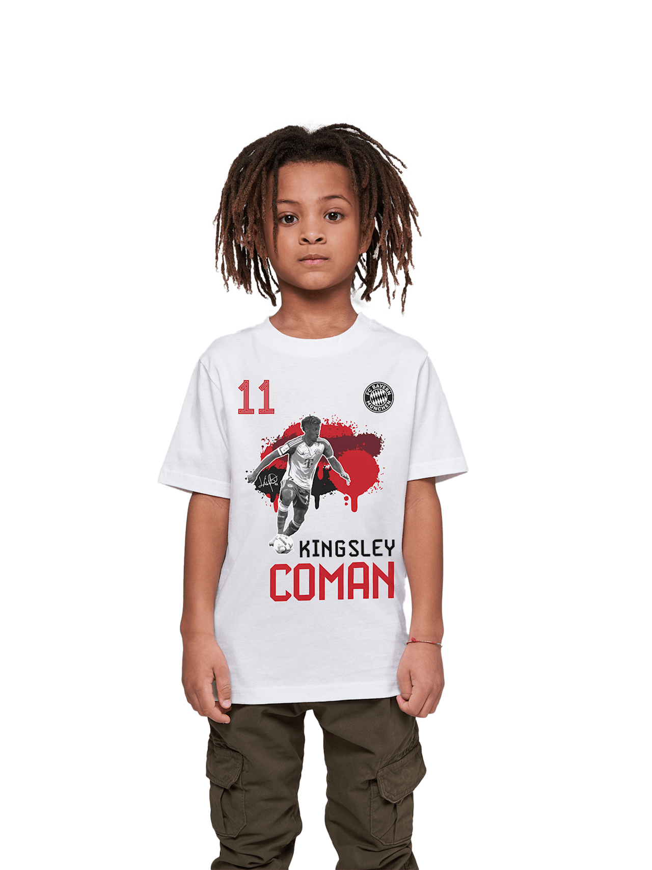 Kids Coman T-shirt white | Official FC Bayern Munich Store