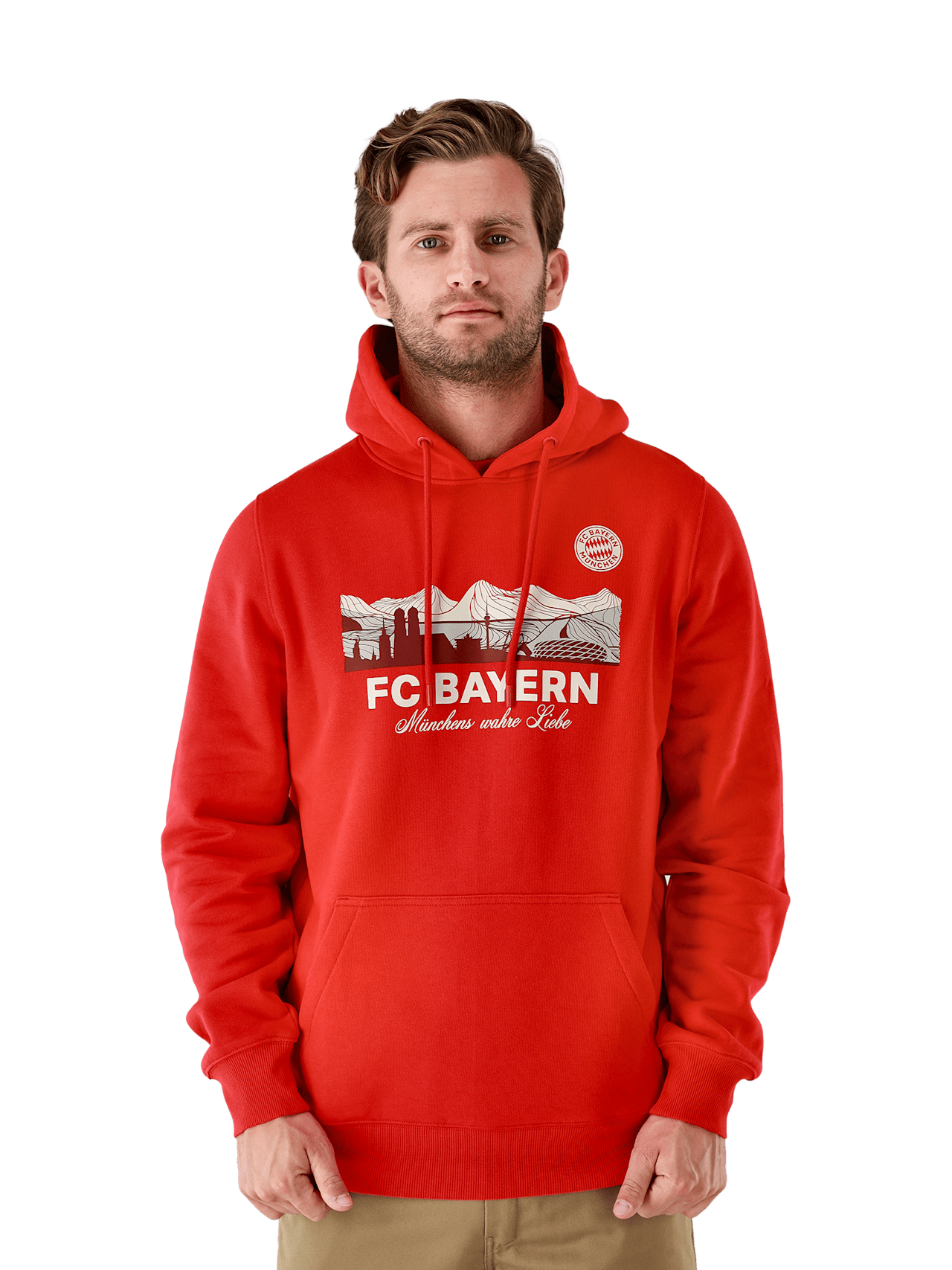 Men Hoodie Autumn Collection red | Official FC Bayern Munich Store