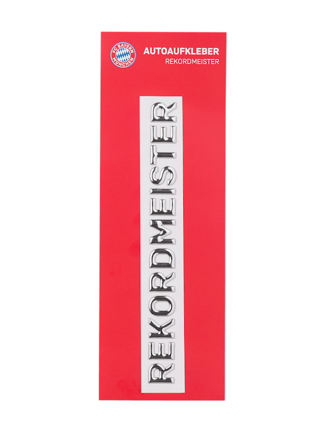 Record chamption car sticker chrome flex | Official FC Bayern Munich Store