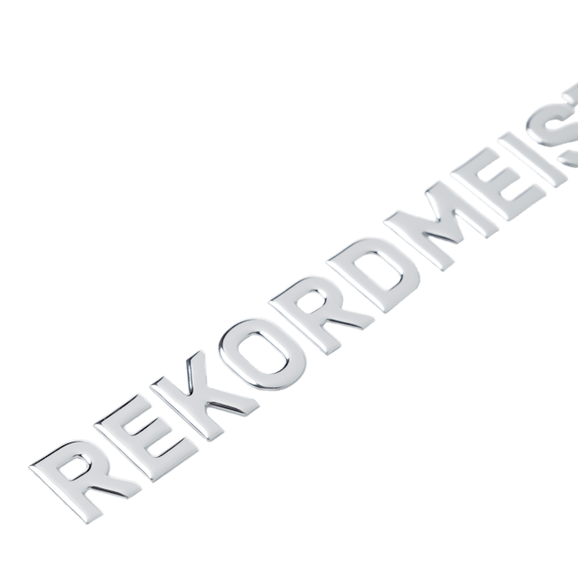 Record chamption car sticker chrome flex | Official FC Bayern Munich Store