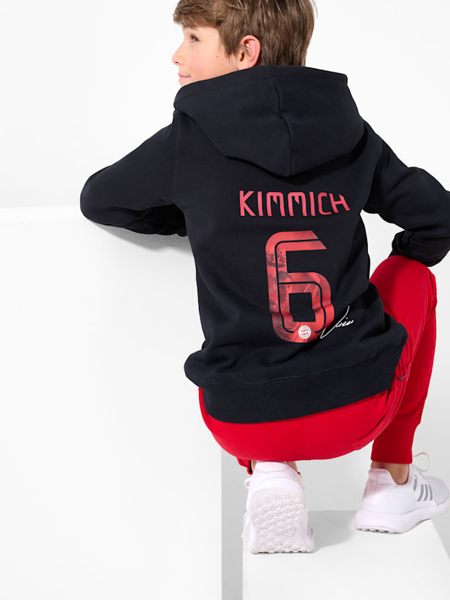 Niños Sudadera Con Capucha Kimmich Negro Tienda Fc Bayern Múnich