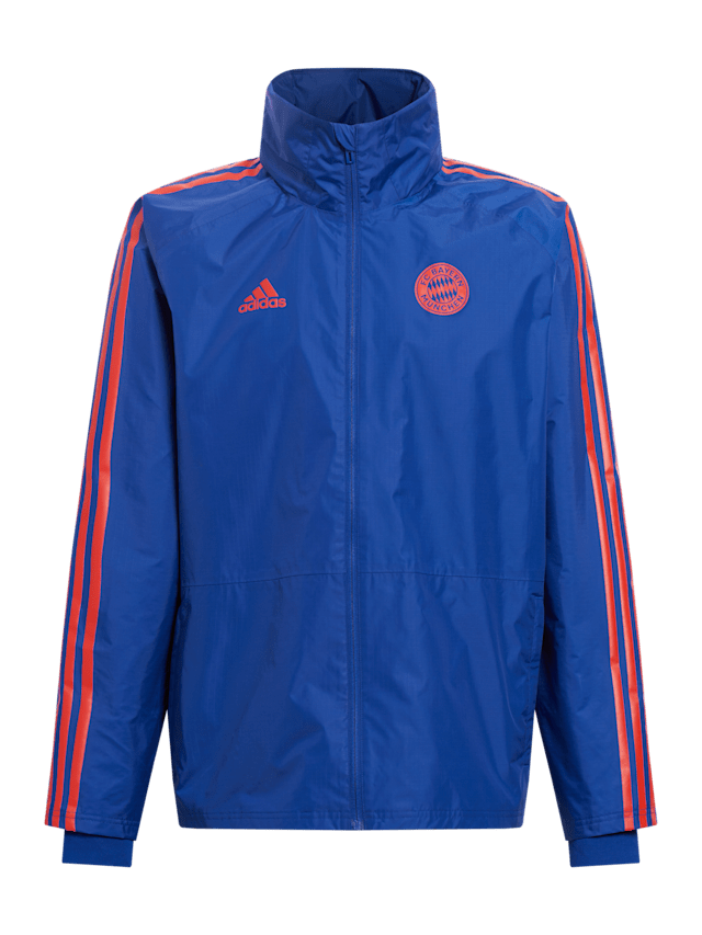 Men All weather jacket Teamline ZK blue | Official FC Bayern Munich Store
