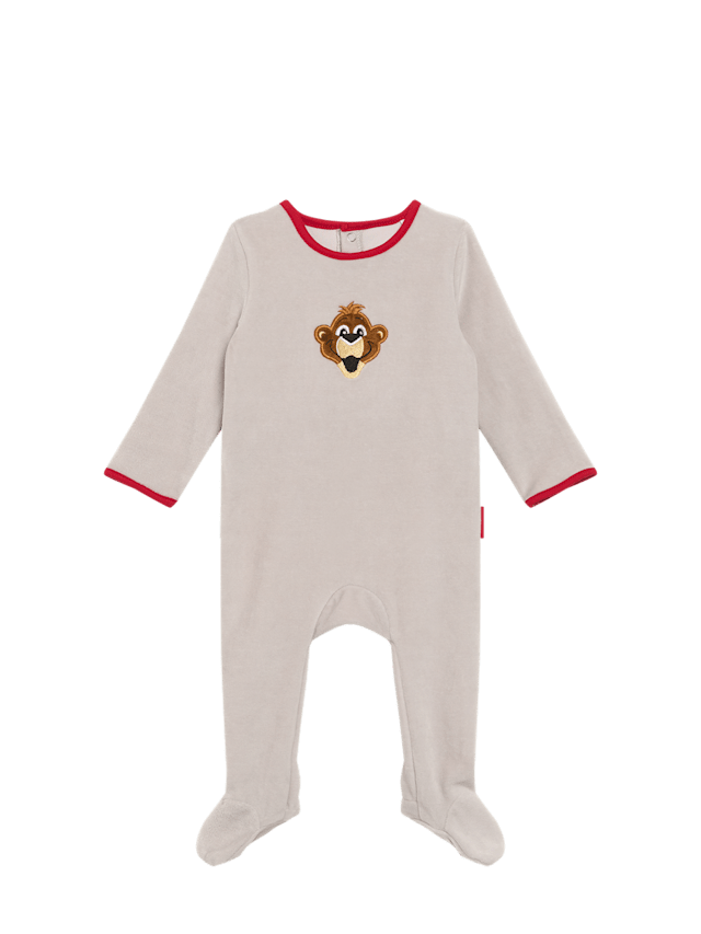 Baby Strampler Berni grau | Offizieller FC Bayern Store