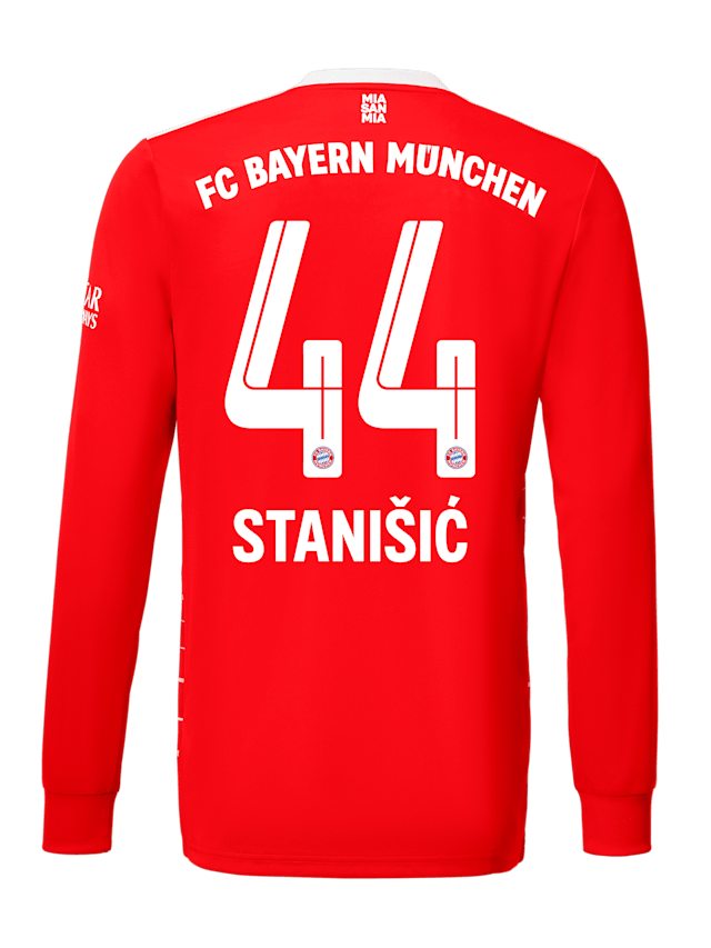 Hombre Camiseta De Manga Larga Home 22 23 Rojo Tienda Fc Bayern Múnich