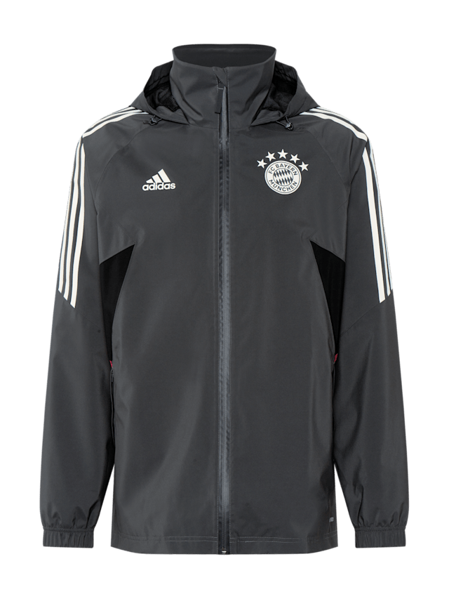 Herren Teamline rain jacket UCL grau | Official FC Bayern Munich Store