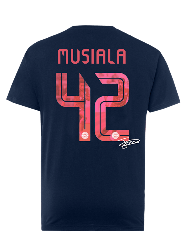 Homme T-shirt Musiala marine | FC Bayern Munich Boutique