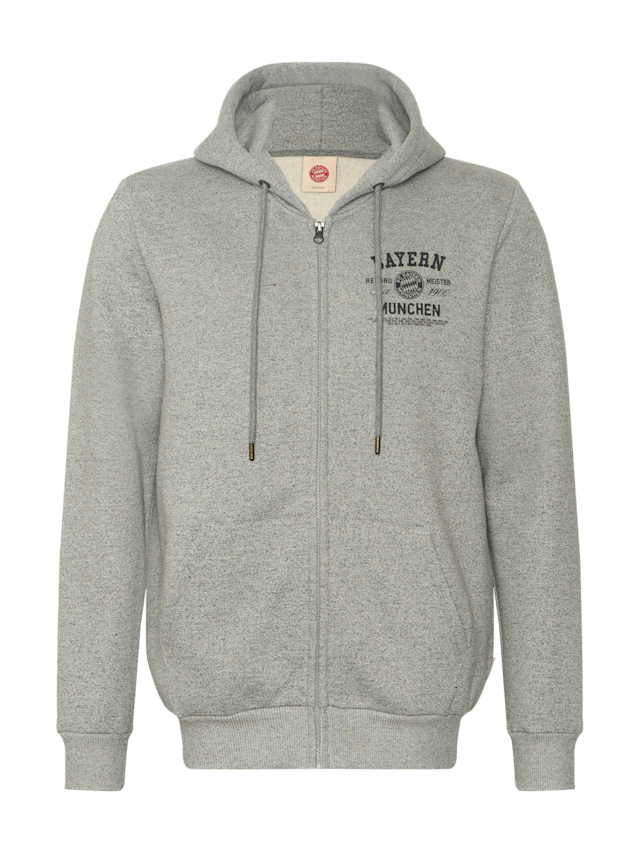Men Record champion zip jacket gray | Official FC Bayern Munich Store