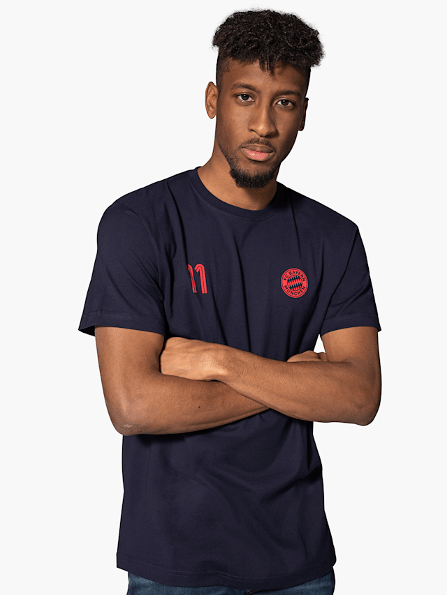 Hombre Camiseta Coman Azul Marino Tienda Fc Bayern Múnich