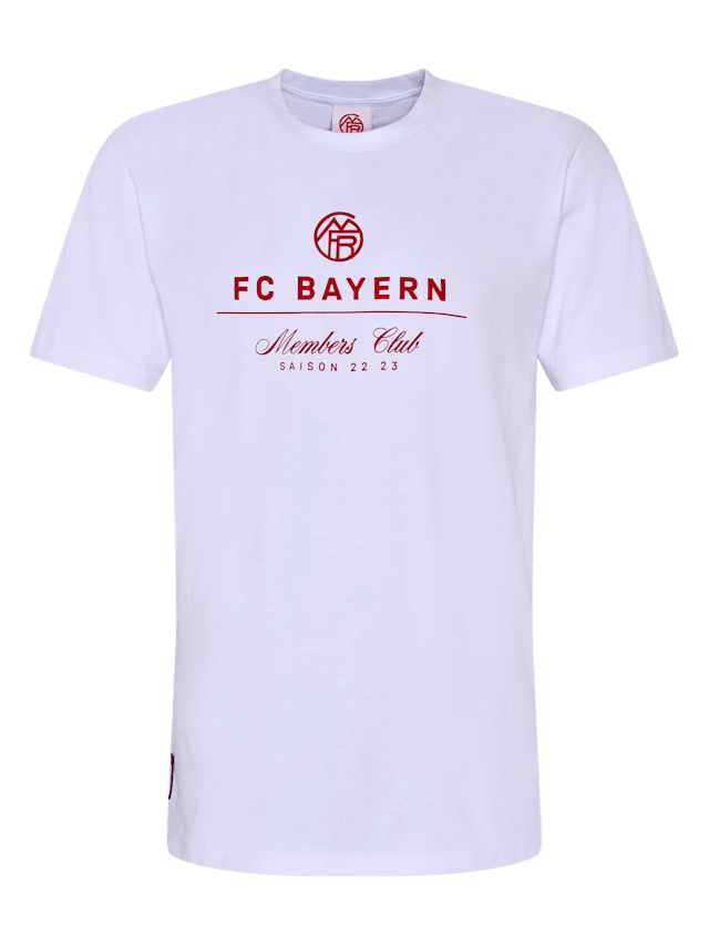 Herren Members Club t-shirt weiß | Official FC Bayern Munich Store