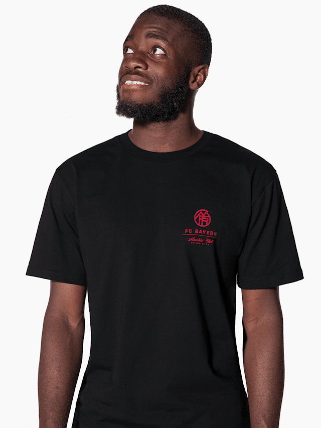 Herren Members Club t-shirt schwarz | Official FC Bayern Munich Store