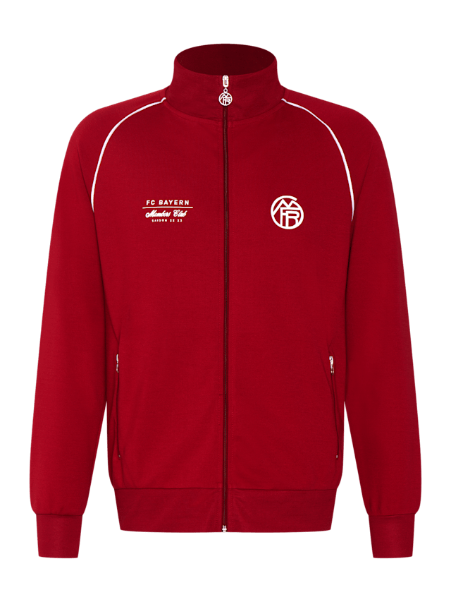 Herren Members Club zip jacket rot | Official FC Bayern Munich Store