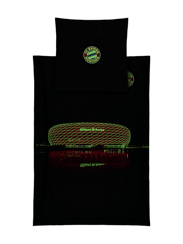 Bettwäsche Glow in the dark Arena | Offizieller FC Bayern Store