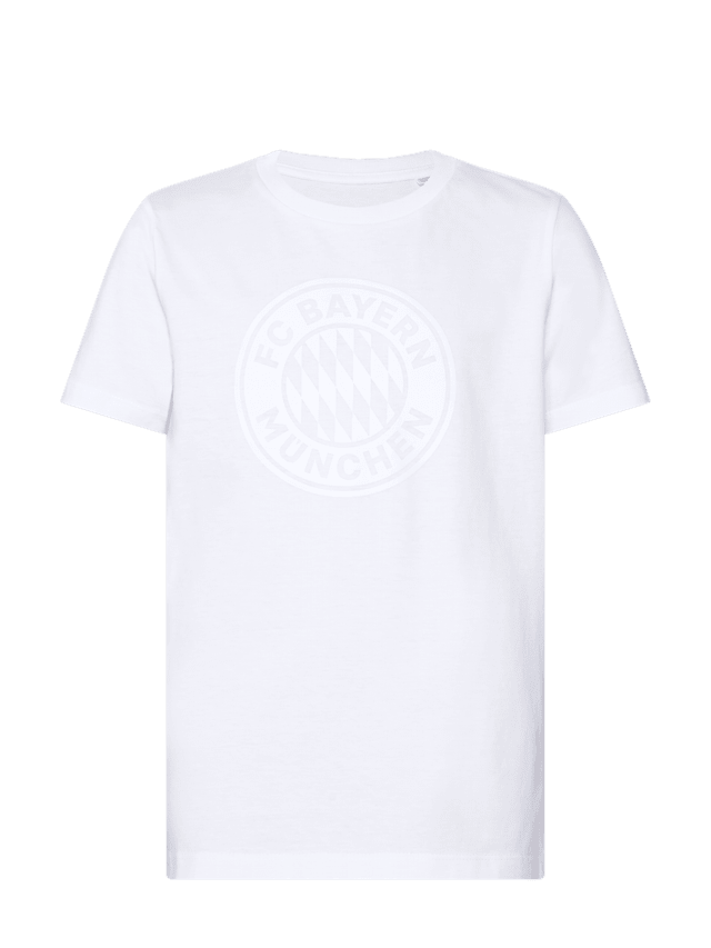 Niños Camiseta Logo Blanca Blanco Tienda Fc Bayern Múnich