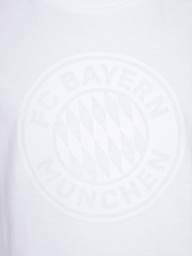 Niños Camiseta Logo Blanca Blanco Tienda Fc Bayern Múnich