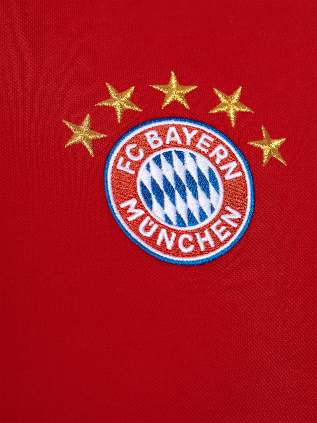 Men Polo shirt with logo red | Official FC Bayern Munich Store