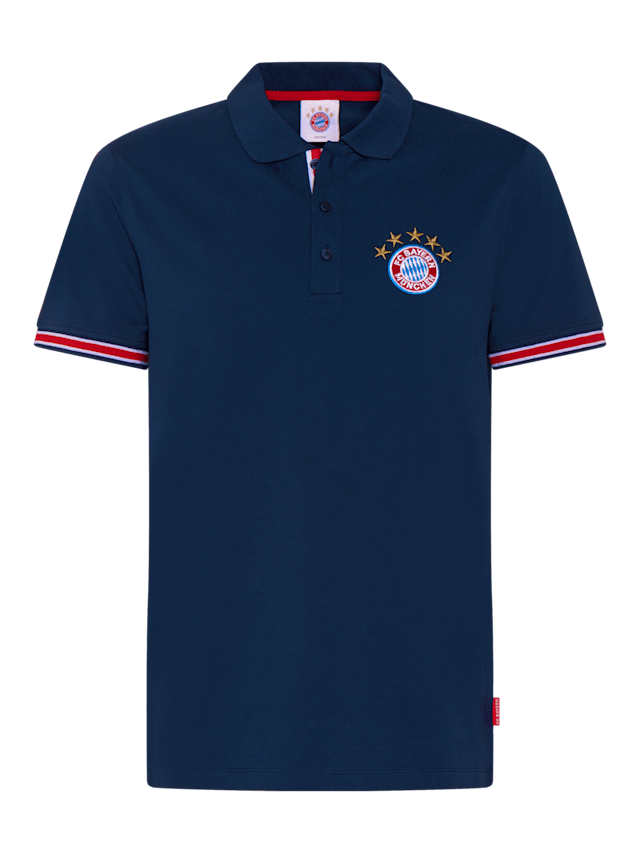 Herren Poloshirt Logo navy | Offizieller FC Bayern Store