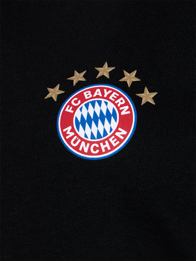 Damen T-Shirt kleines Logo schwarz | Offizieller FC Bayern Store