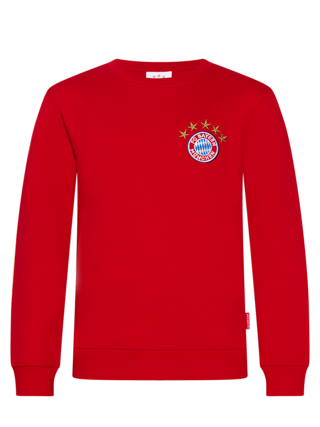 Kinder Sweatshirt Logo rot | Offizieller FC Bayern Store