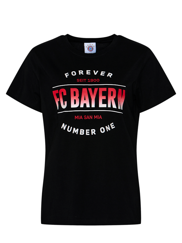 Ladies Forever Number One T-shirt black | Official FC Bayern Munich Store