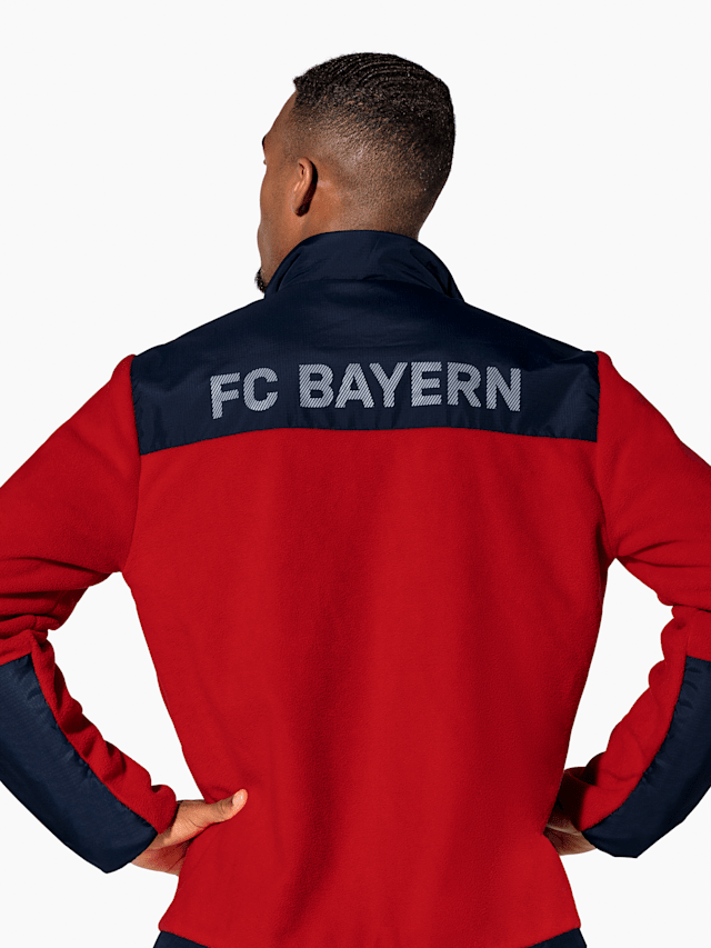 Herren Fleece Jacket rot | Official FC Bayern Munich Store