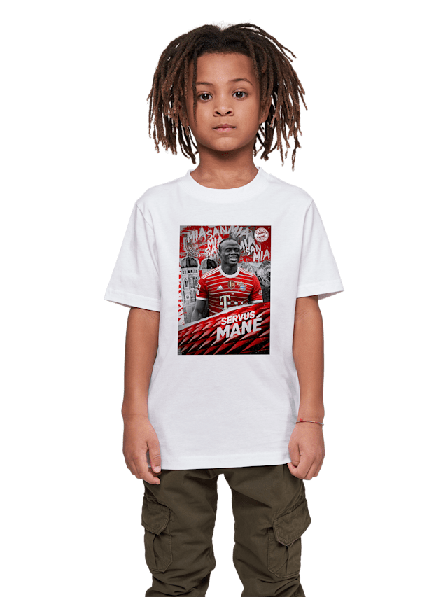 Children Mané T-shirt white | Official FC Bayern Munich Store