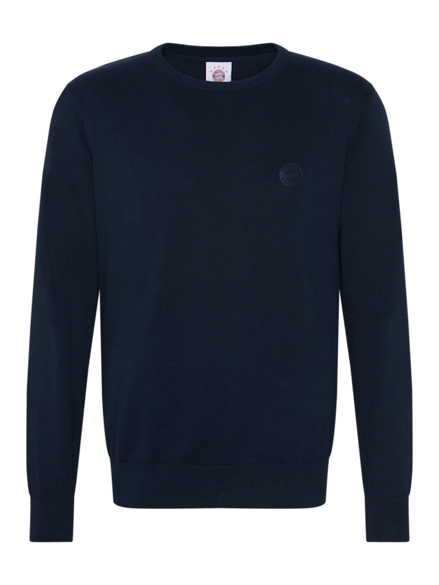 Men Classic logo knitted jumper navy | Official FC Bayern Munich Store