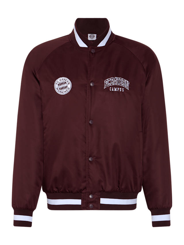 Men College campus jacket bordeaux | Official FC Bayern Munich Store
