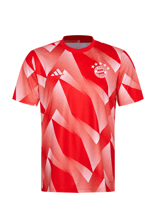 Kids Pre Match Shirt Home 23-24 rot/weiß | Official FC Bayern Munich Store