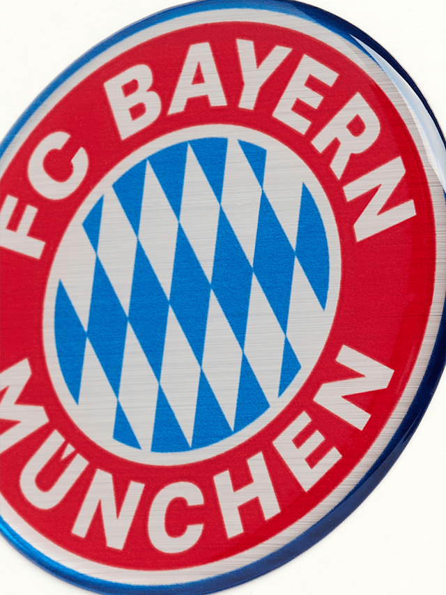 3D sticker logo set of 2 | Official FC Bayern Munich Store