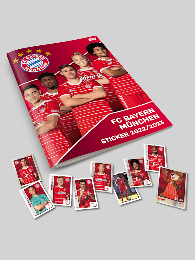 Stickeralbum mit 175 Sticker + 5 Karten | Offizieller FC Bayern Store