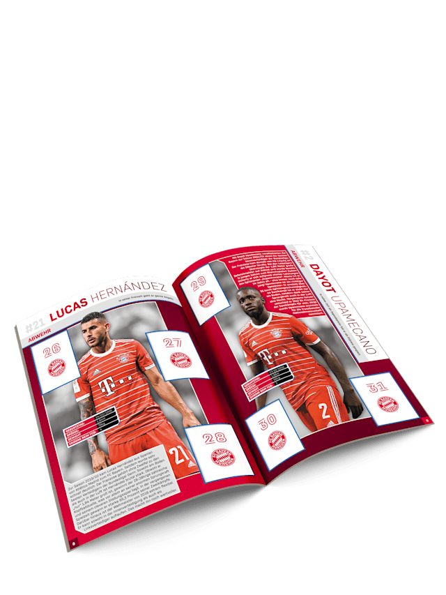 Sticker album with 175 stickers + 5 cards | Official FC Bayern Munich Store