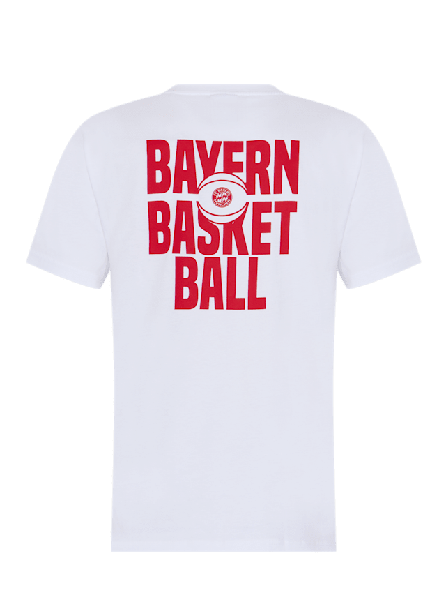 Children Basketball T-Shirt Logo white | Official FC Bayern Munich Store