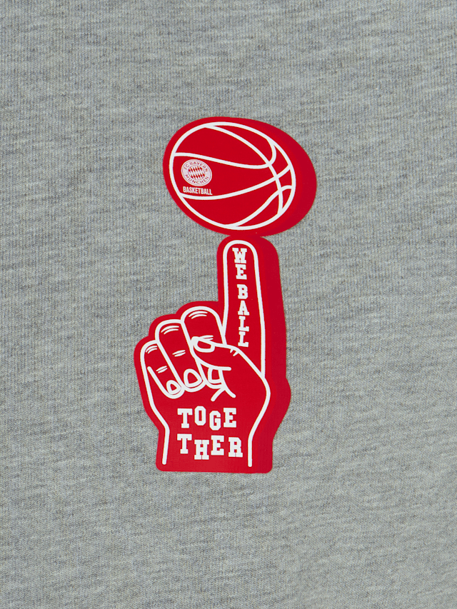 Hombre Baloncesto Camiseta Foam-Finger gris | Tienda FC Bayern Múnich