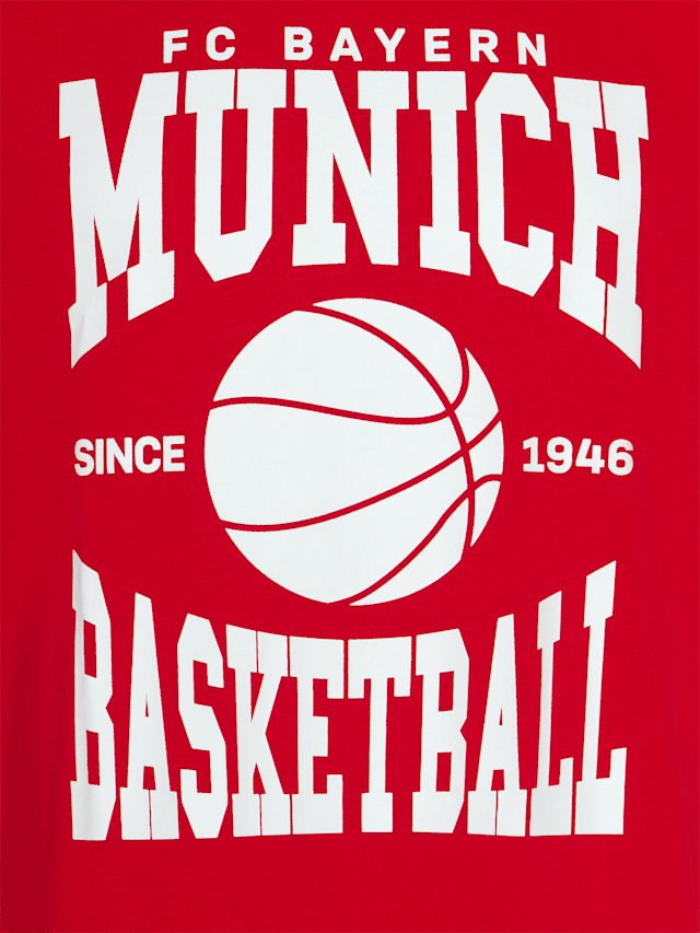 Men Basketball T-Shirt College red | Official FC Bayern Munich Store