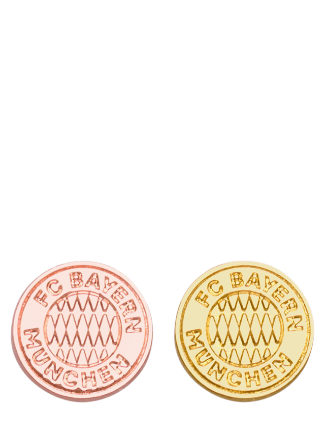 Damen Pin Logo 2er-Set gold | Offizieller FC Bayern Store