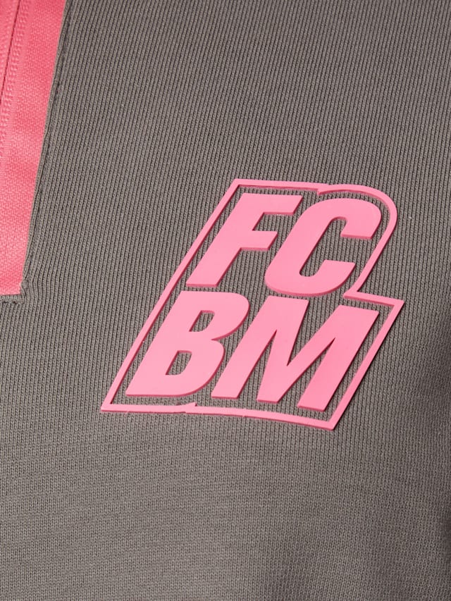 Damen Half-Zip Sweatshirt FCBM grau | Offizieller FC Bayern Store