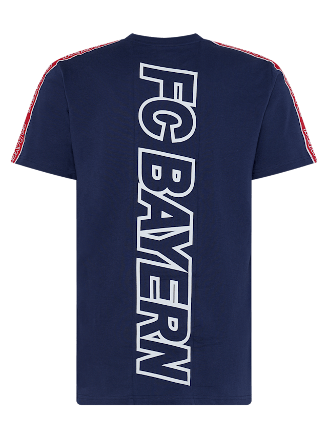 Hombre Camiseta Street Azul Marino Tienda Fc Bayern Múnich
