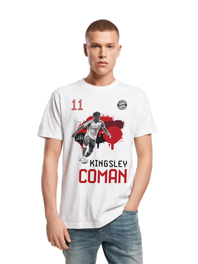 Men Coman T-shirt white | Official FC Bayern Munich Store