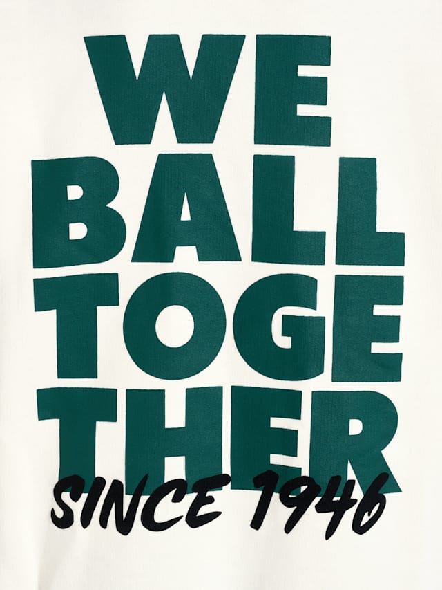 Children Basketball Hoodie We Ball Together white | Official FC Bayern ...