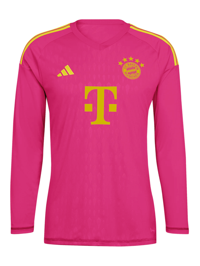 Men Long sleeve Goalkeeper Jersey 23-24 purple | Official FC Bayern ...