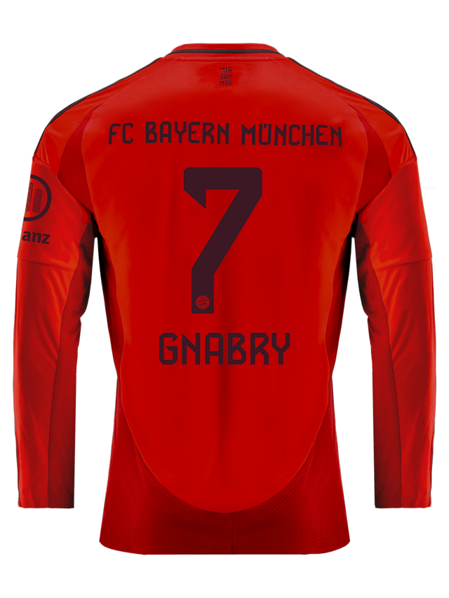 Hombres Camiseta De Manga Larga Local 24 25 Rojo Tienda Fc Bayern Múnich