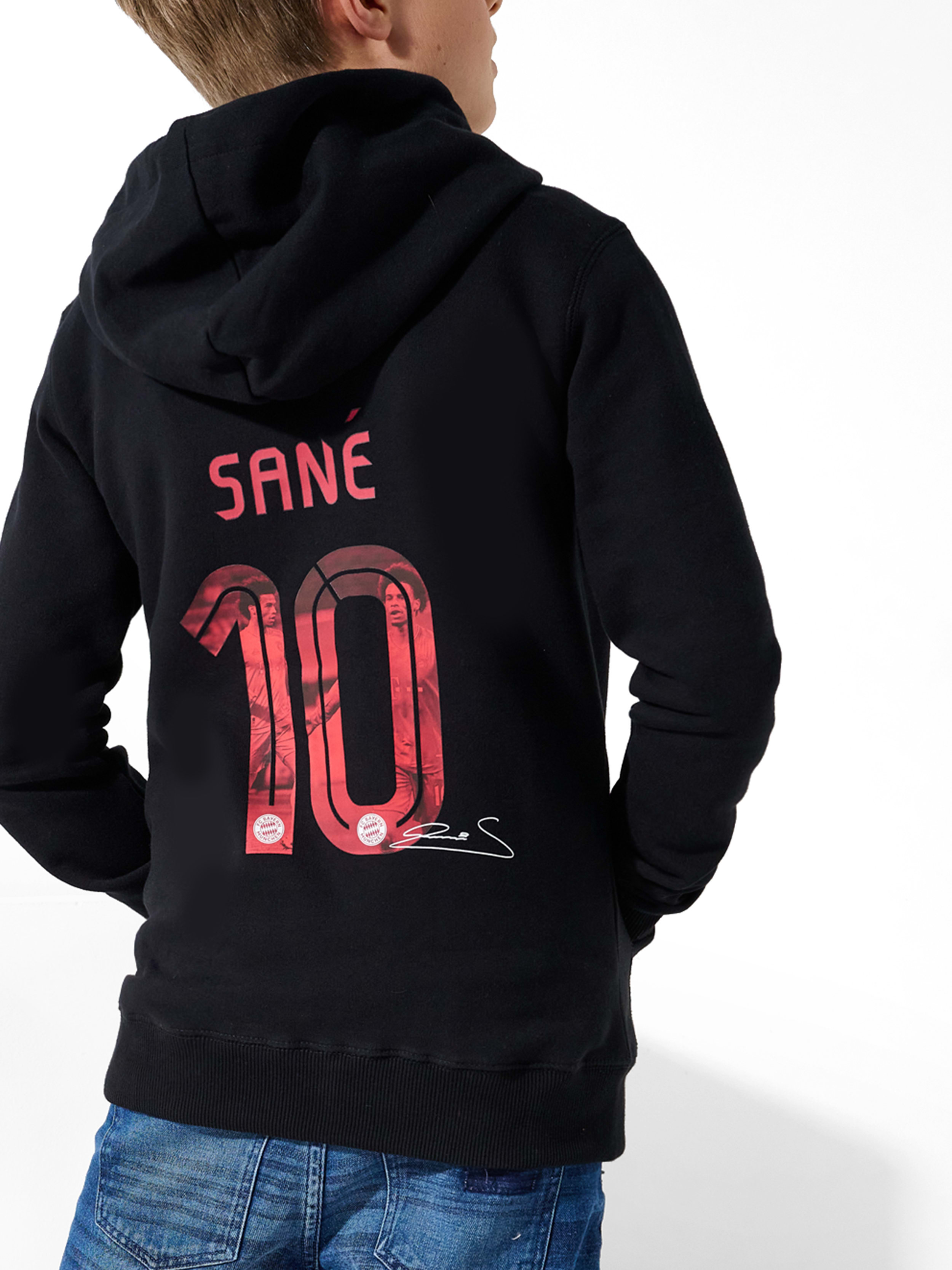Kids Sané hoodie black | Official FC Bayern Munich Store