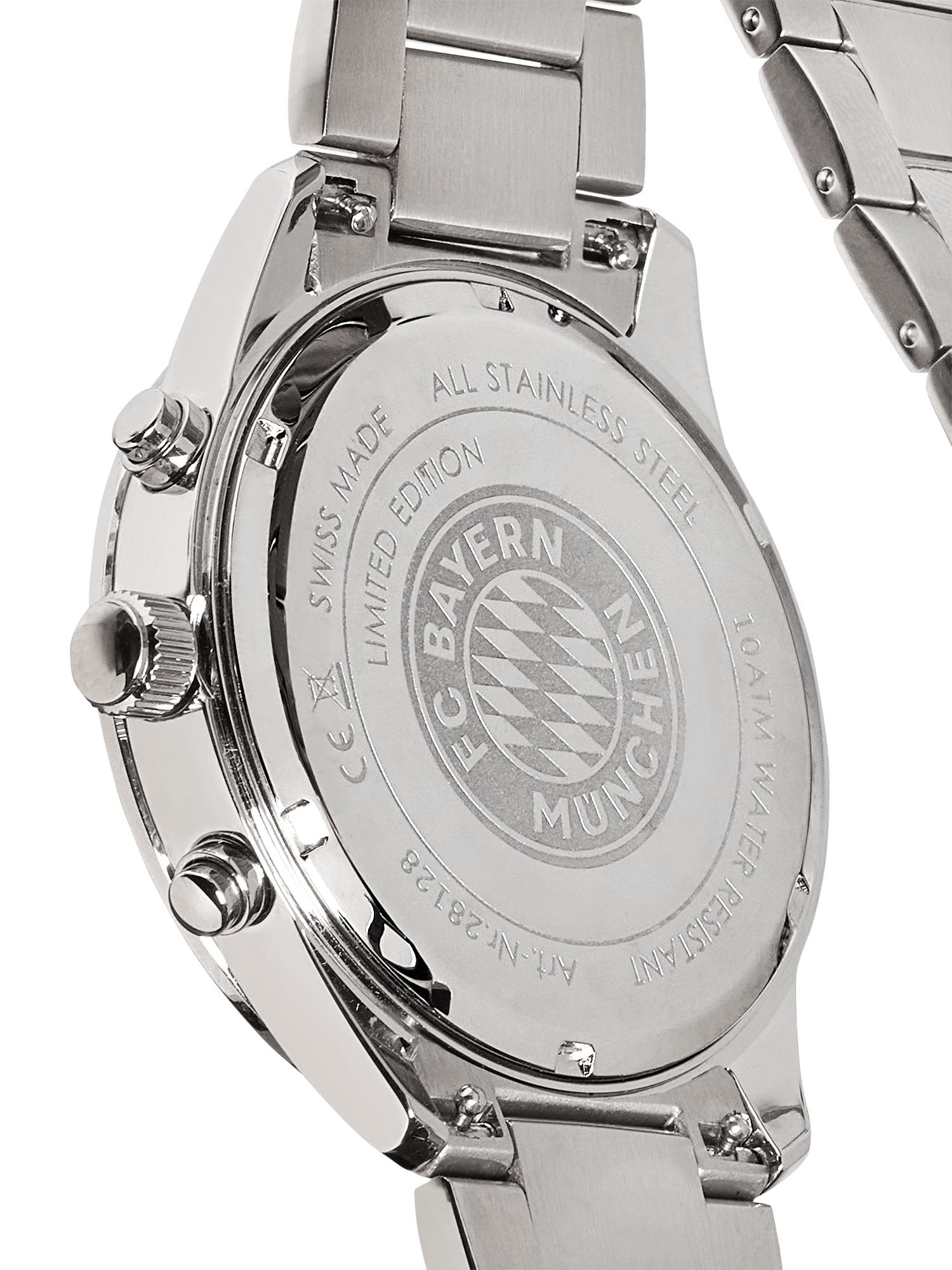 Men Swiss Chronograph Limited Edition silver | Official FC Bayern ...