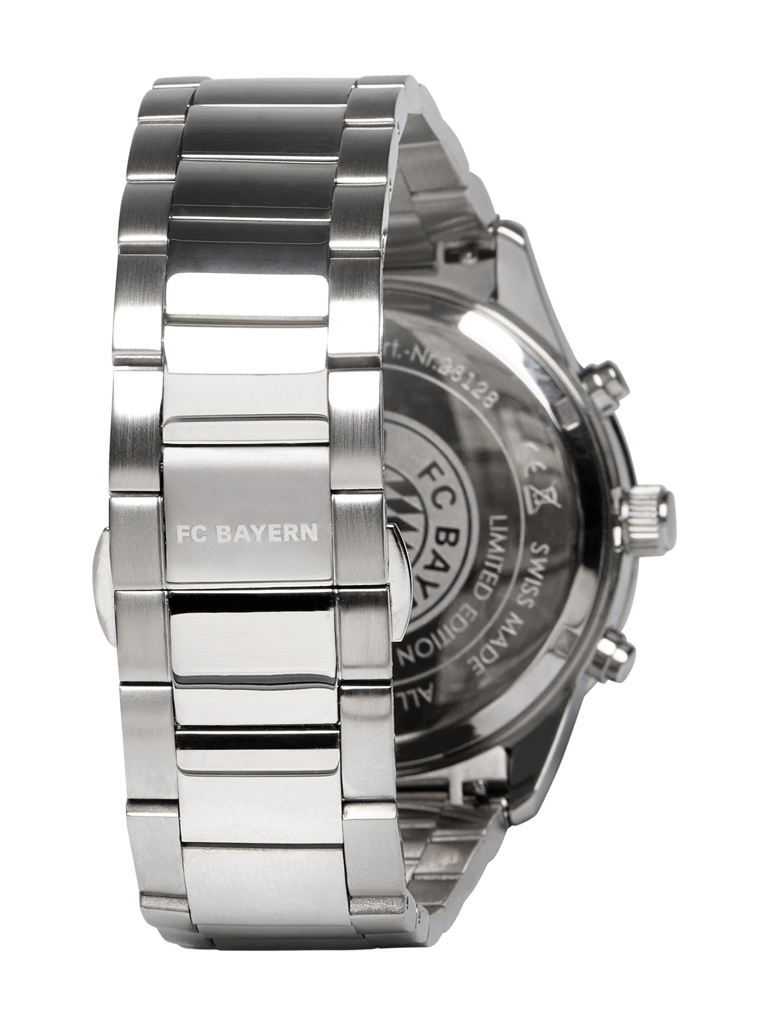 Men Swiss Chronograph Limited Edition silver | Official FC Bayern ...