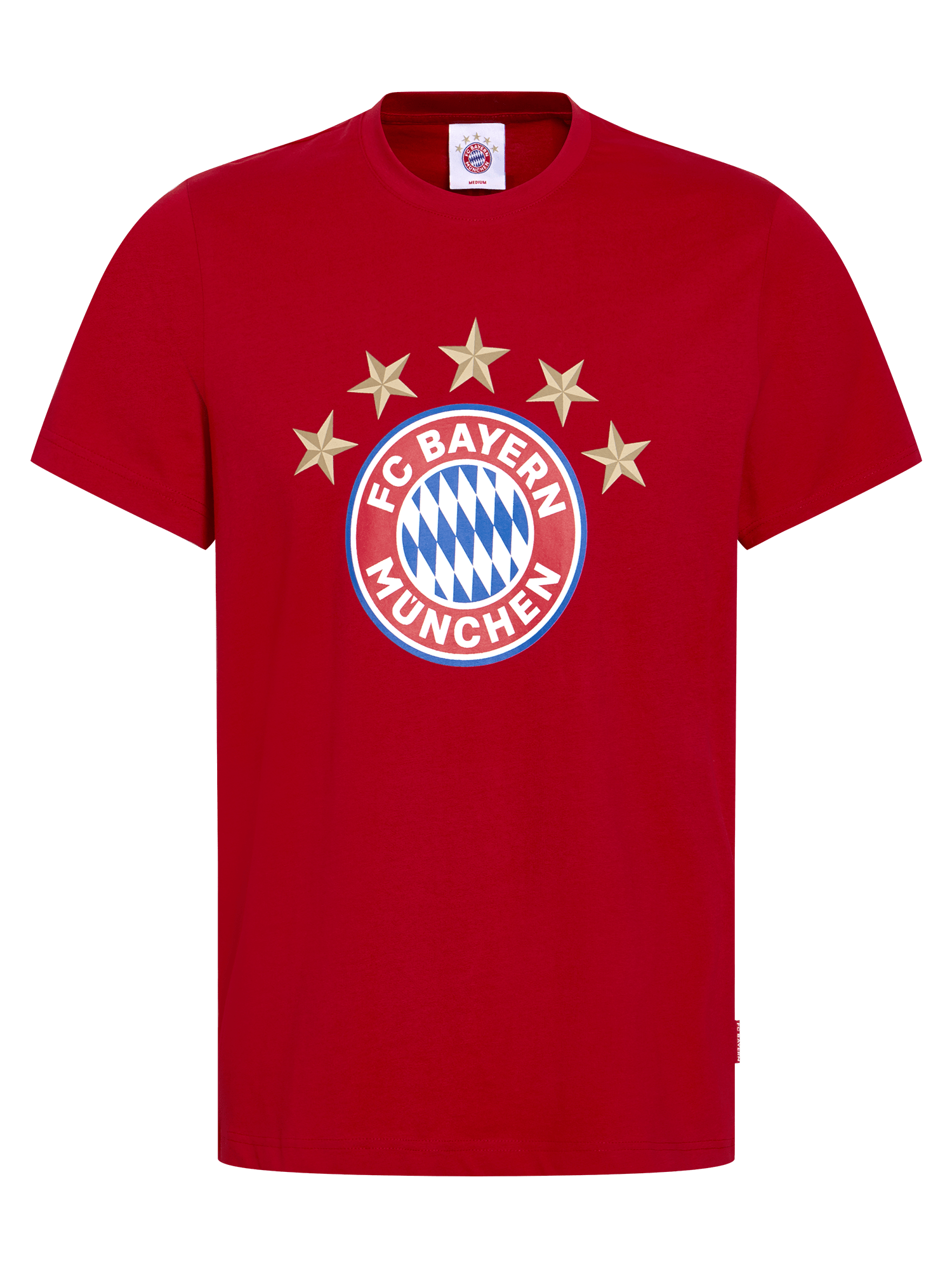 Men T-shirt with logo red | Official FC Bayern Munich Store